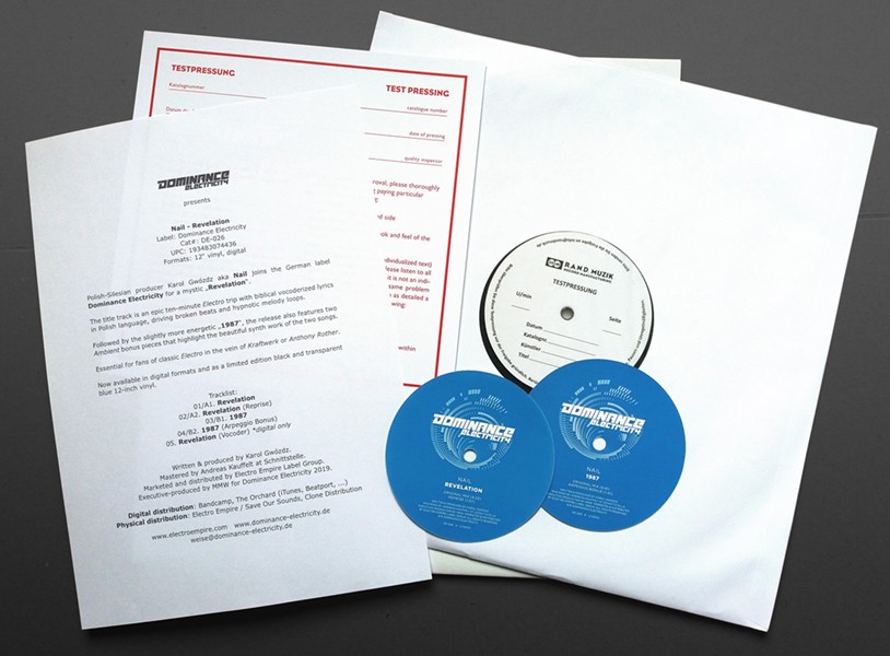 Nail - Revelation (Dominance Electricity) 12" test pressing