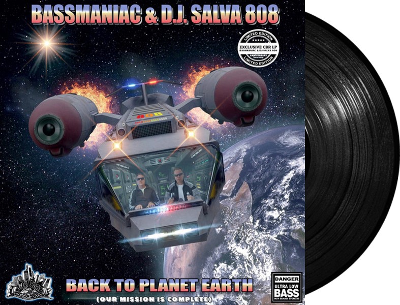 Bassmaniac & DJ Salva 808 - Back to Planet Earth (City Beat Records) 12"