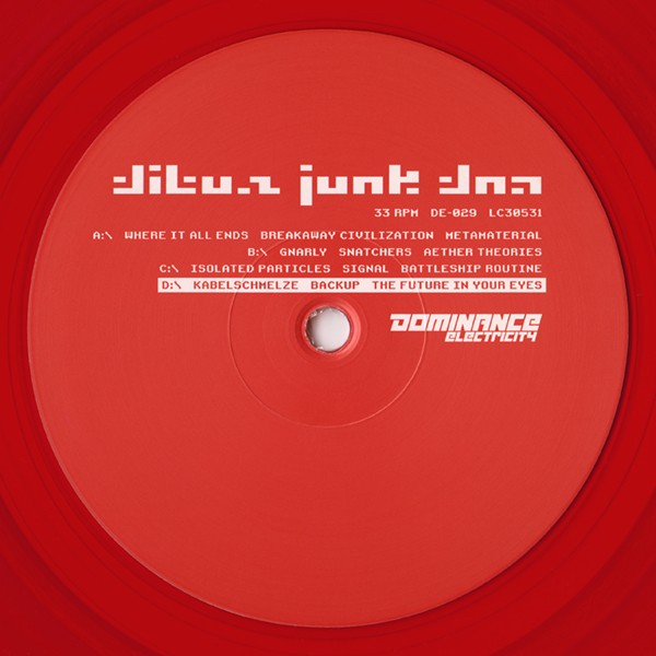 Dibu-Z - Junk DNA (Dominance Electricity) 2x12" red
