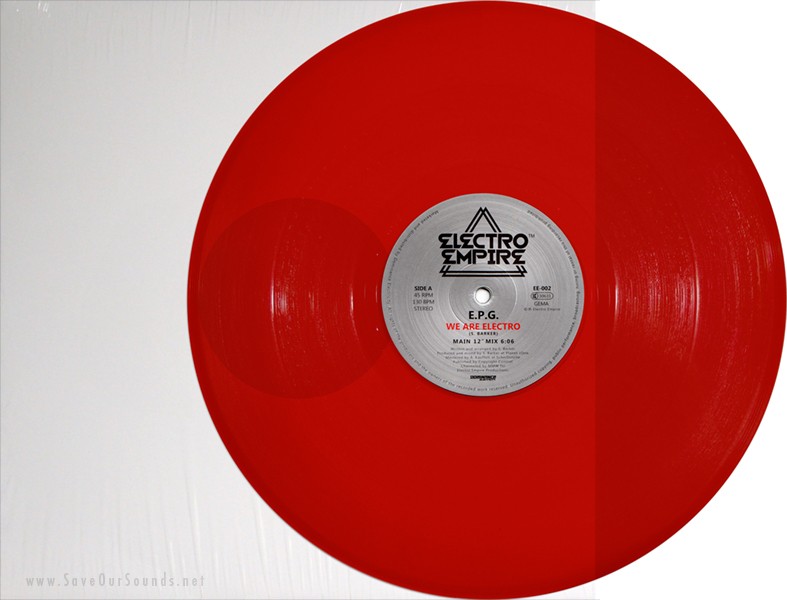 EPG - We Are Electro (Electro Empire Records) 12'' red