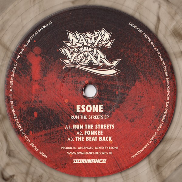 Esone - Run The Streets EP (12" + sticker)