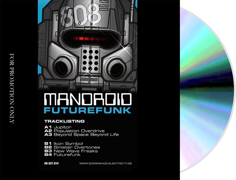 Mandroid - Futurefunk EP (CD + MEGA poster) Dominance Electricity