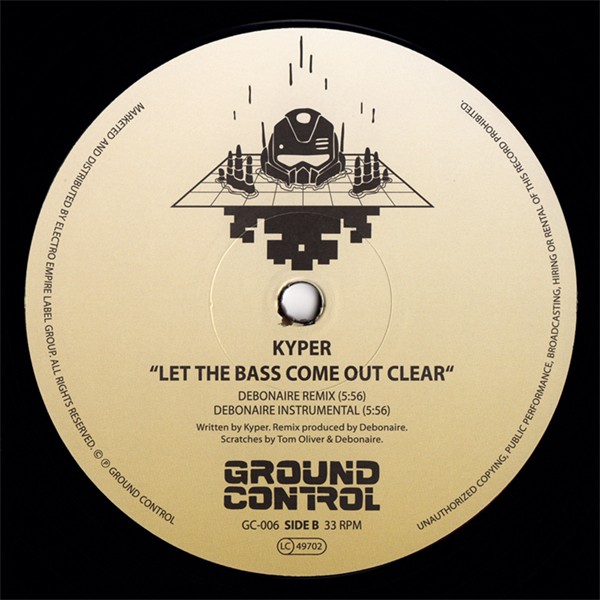 Kyper - Let The Bass Come Out Clear (Ground Control) 12''