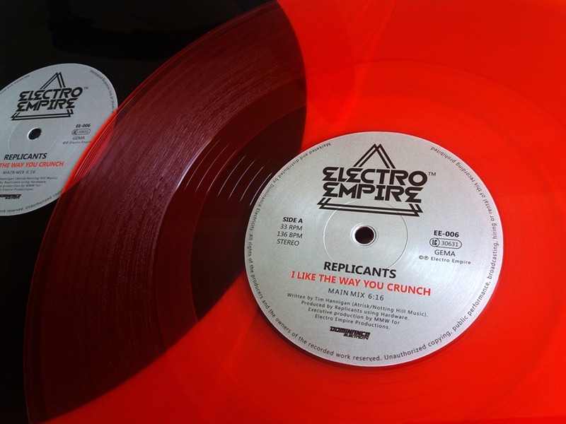 Replicants - I Like The Way You Crunch / Jiro (Electro Empire) 12'' red